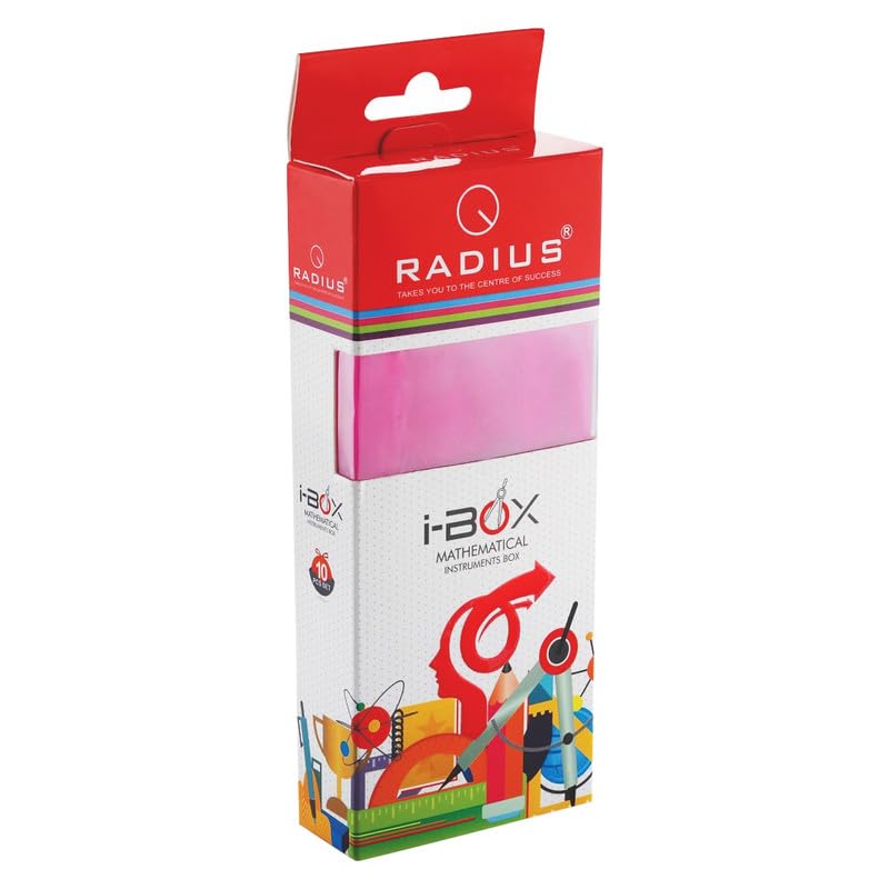 Radius i-Box Mathematical Instrument Box, Multicolour, Pack of 1 ...