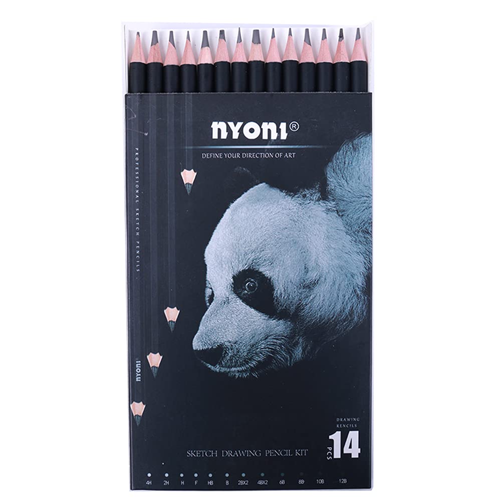 Ondesk Artics Artists Fine Art Sketch 14 Pcs Drawing Pencil Kit,Black ...